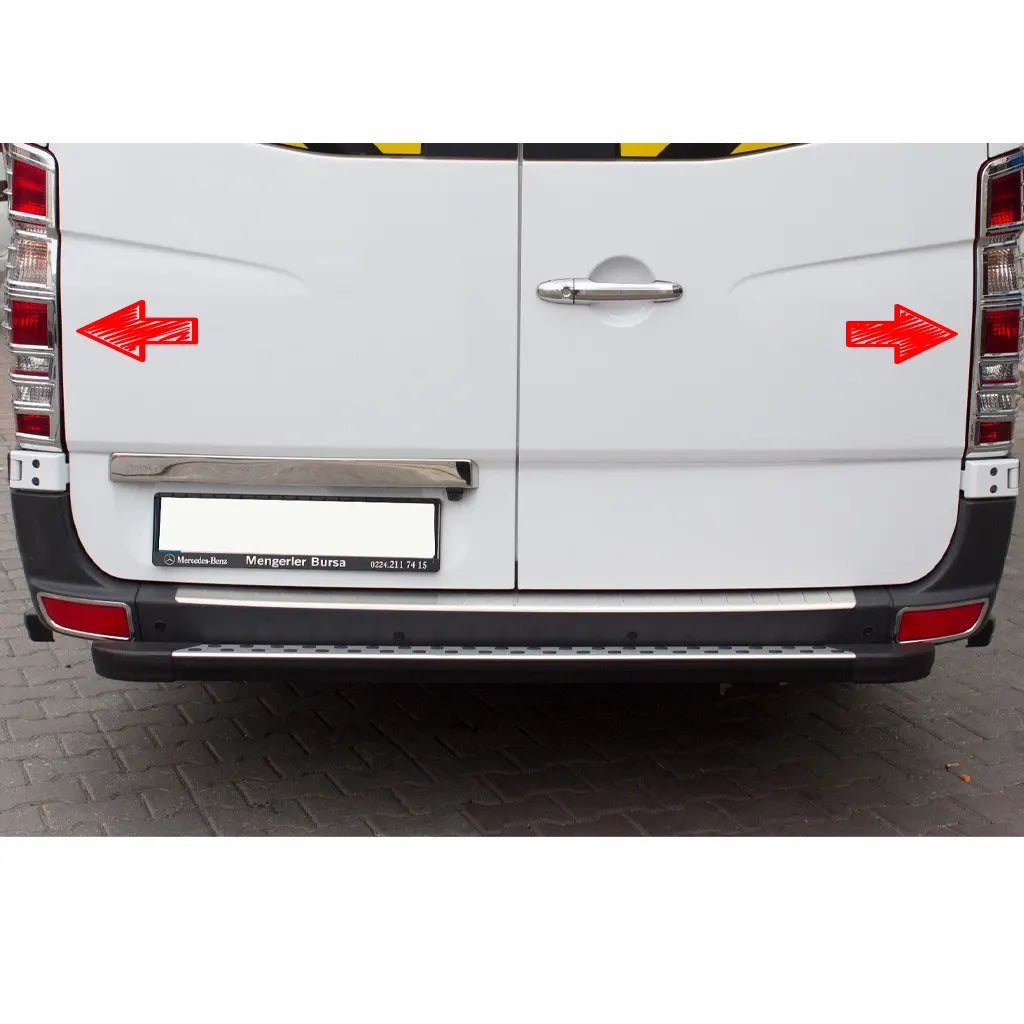 Mercedes Sprinter Set Of 2 Rear Tail Lamp Light Lens Pair For VW 2006 ...